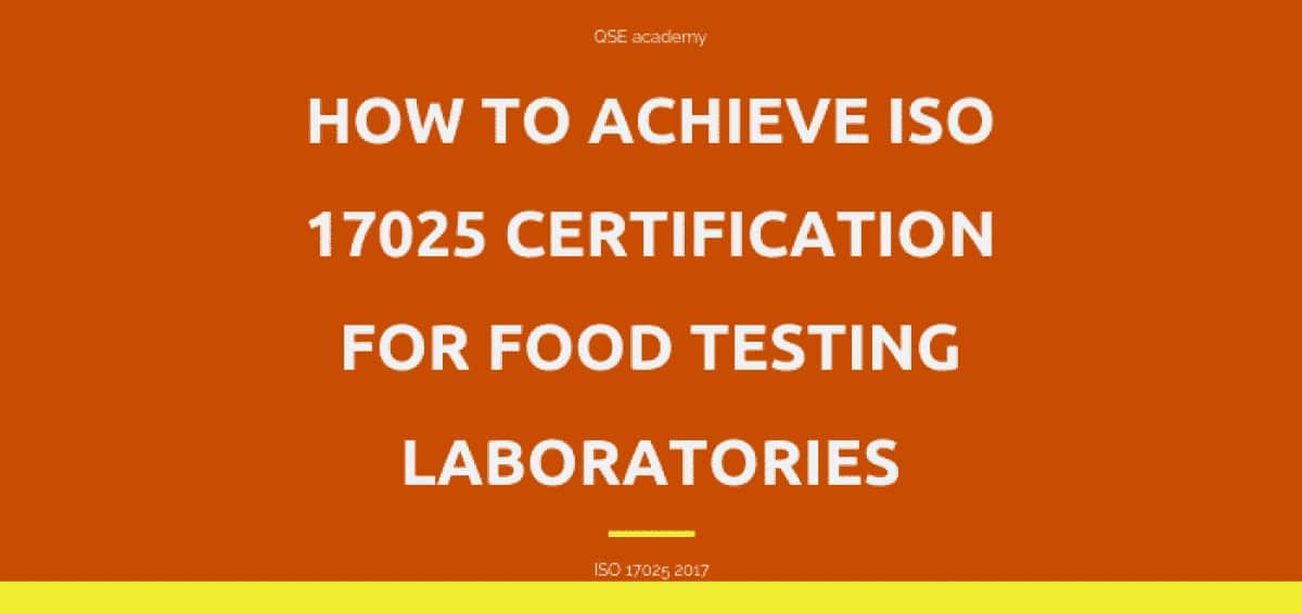 ISO/IEC accreditation for Food Testing Laboratories