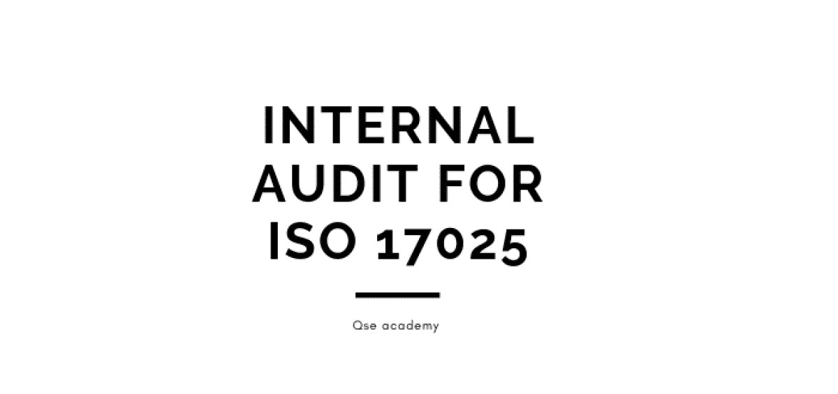 Internal Audit for ISO 17025