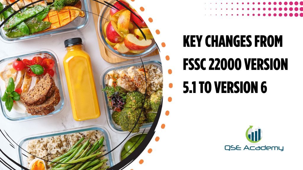 Key Changes from FSSC 22000 Version 5.1 to Version 6 - Qse academy