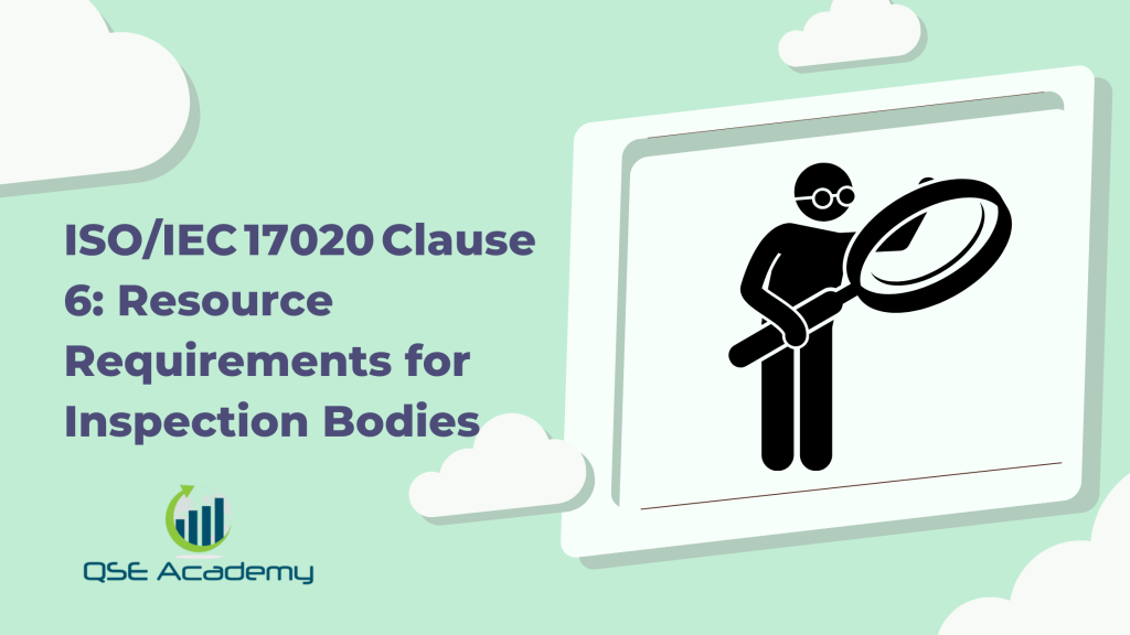ISO/IEC 17020 Clause 6: Resources