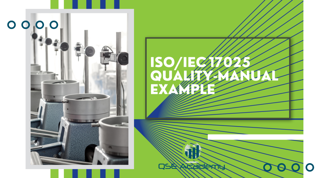 ISO/IEC 17025 Quality Manual Example