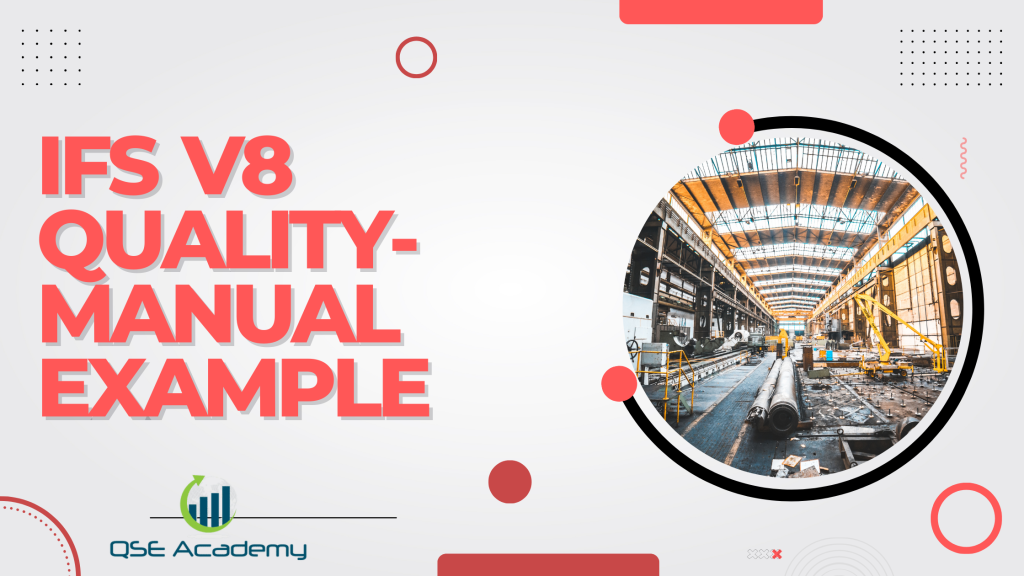 IFS V8 Quality‑Manual Example - Qse academy