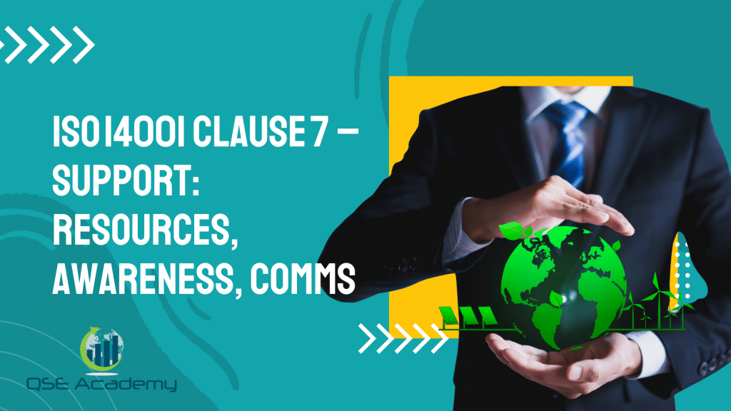 ISO 14001 Clause 7 – Support: Resources, Awareness, Comms - Qse academy