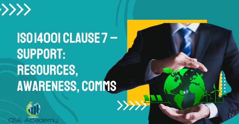 ISO 14001 Clause 7 – Support: Resources, Awareness, Comms - Qse academy