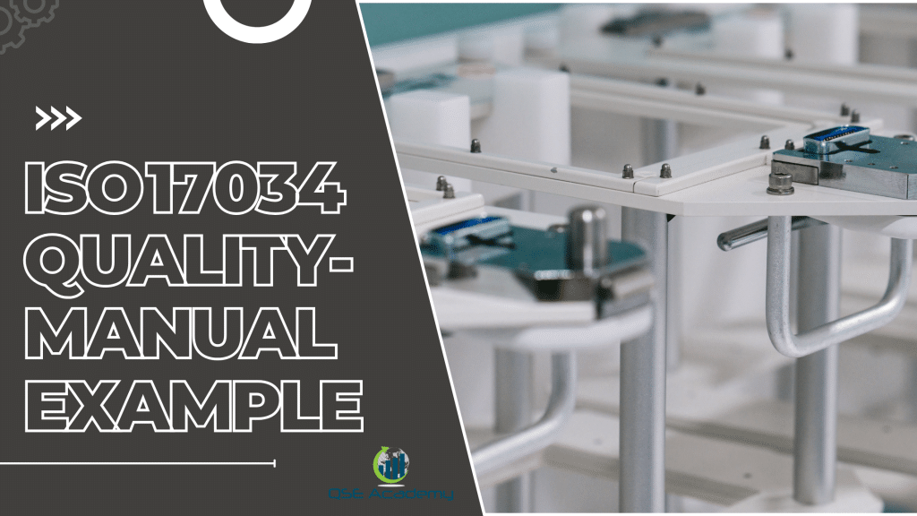 ISO 17034 Quality‑Manual Example - Qse academy