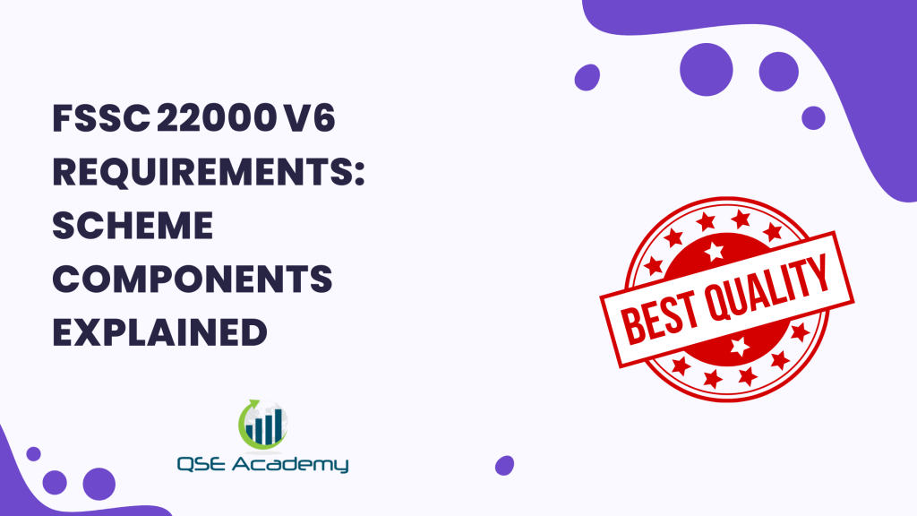 FSSC 22000 V6 Requirements: Scheme Components Explained - Qse academy