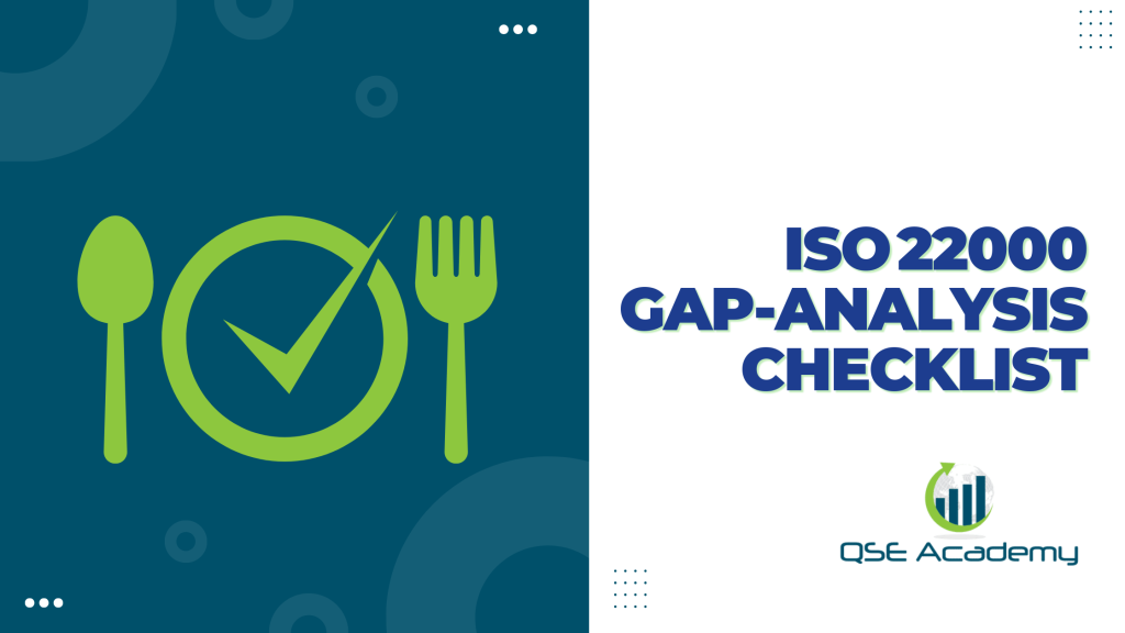 ISO 22000 Gap‑Analysis Checklist - Qse academy