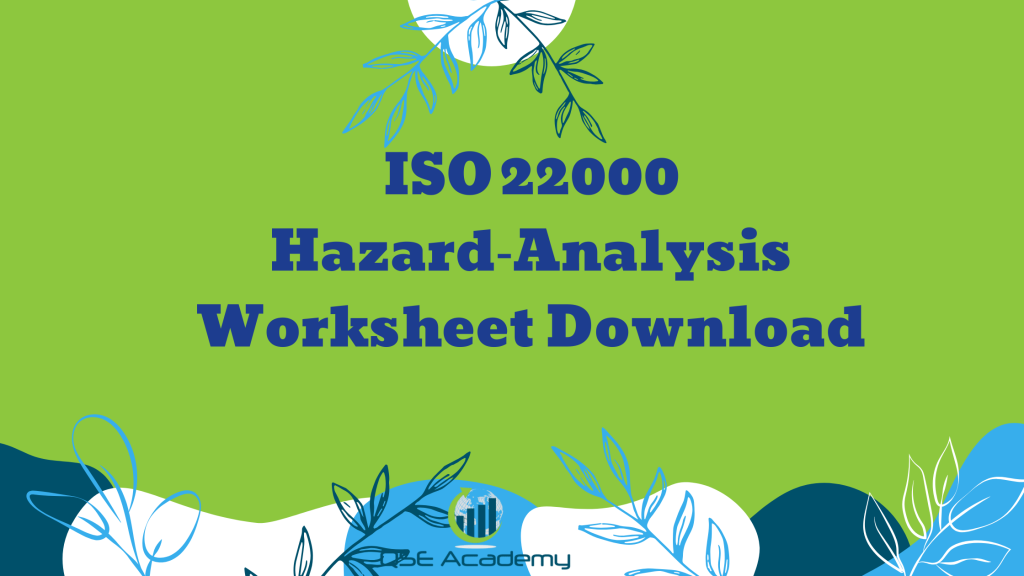 ISO 22000 Hazard‑Analysis Worksheet Download - Qse academy