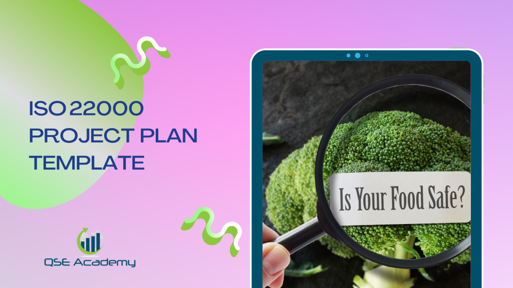 ISO 22000 Project Plan Template - Qse academy